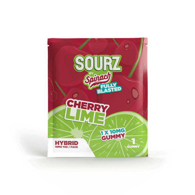 Fully Blasted Cherry Lime Gummy (Sourz by Spinach) • Wiid Boutique Inc.