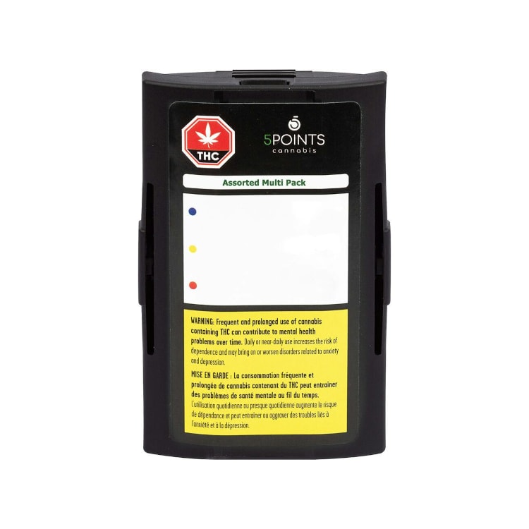 Assorted Multi Pack (5 Points Cannabis) Pre-Roll • Wiid Boutique Inc.